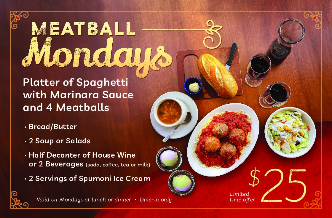 The Old Spaghetti Factory - Meatball Monday - First and Main